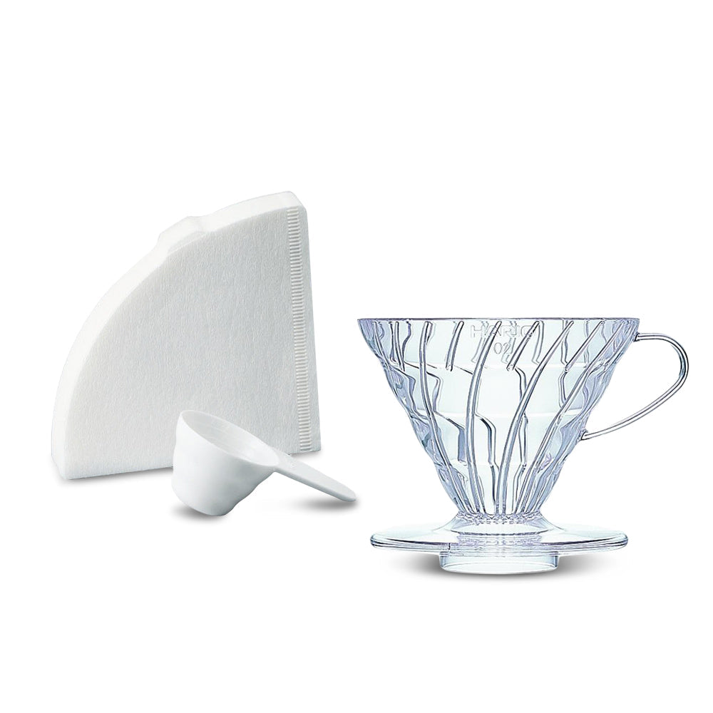 Hario V60 Coffee Dripper Set Transparent (Size 02) — Hario UK
